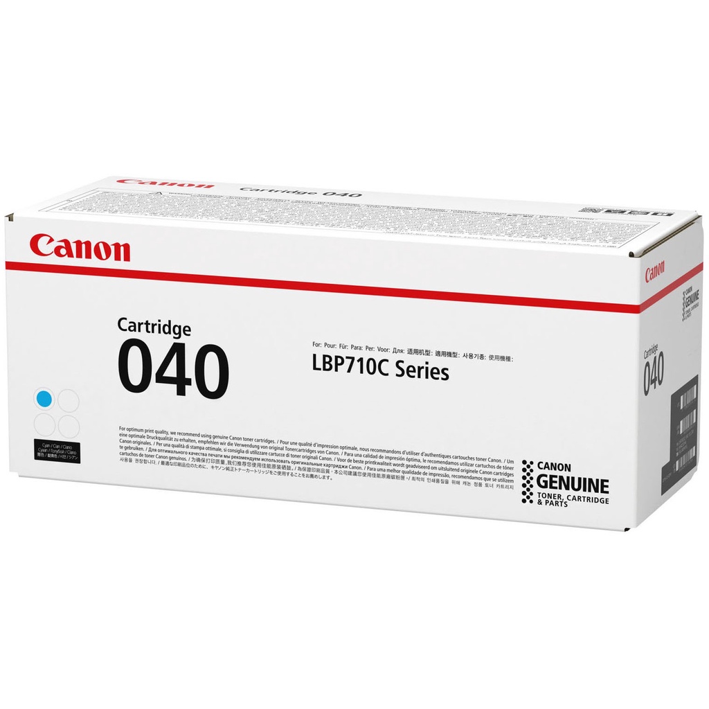 Canon Cartridge 040 Black Cyan Magenta Yellow (Genuine) LBP710C Series ...