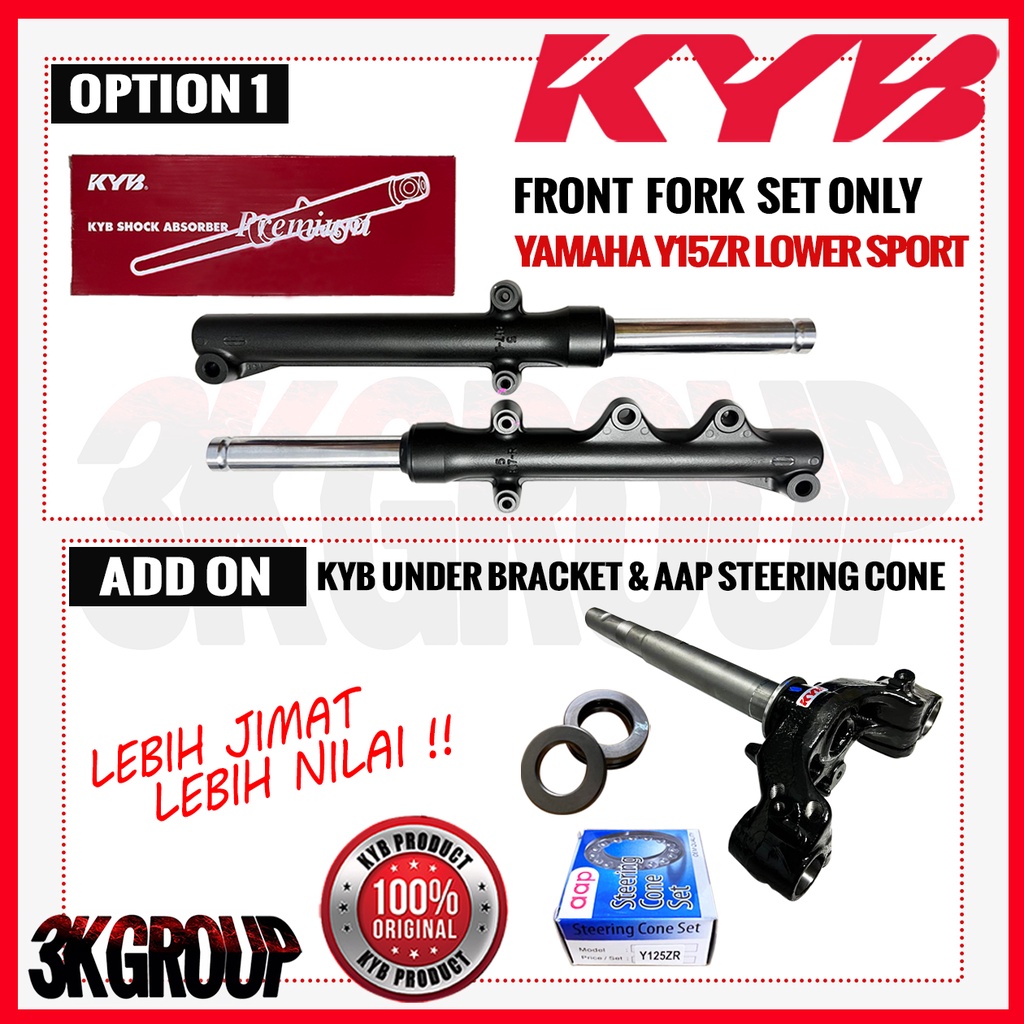 YAMAHA Y15 ( B17 ) / Y15ZR LOWER SPORT KAYABA KYB Front Absorber ( Damper / Fork ) | Shopee Malaysia