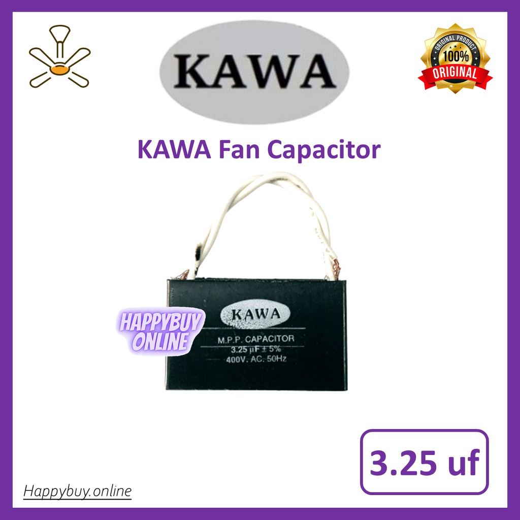 KAWA Fan Capacitor Ceiling Table Auto Fan Kipas Kapasitor Capasitor ...