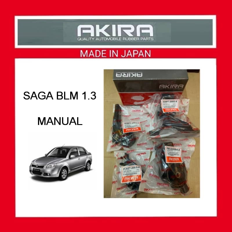 CS Akira Engine Mounting Set Proton Saga BLM 1.3 (MT) with 6 months ...