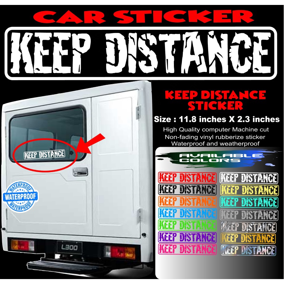 Keep distance sticker | Shopee Malaysia