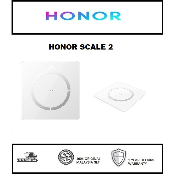 Honor Scale 2 Weighing Scale White with 3 months Honor Malaysia ...