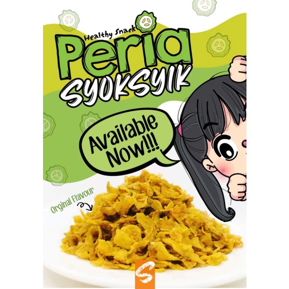 Syok Syik Peria Original ( Bitter Gourd ) Crispy / Crunchy / Tasty ...
