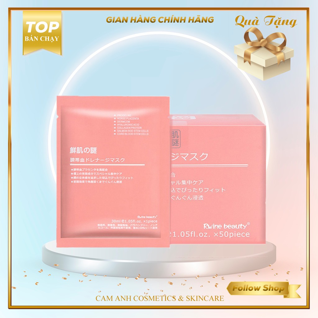 Mask, Sheep Placenta Mask, Japanese Stem Cell Umbilical Cord Box Of 50 ...