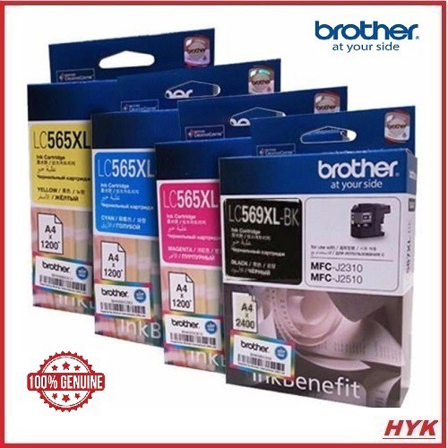 Brother LC569XL/LC-569 Black ,LC565XL/LC-565XL Cyan/Magenta/Yellow ...