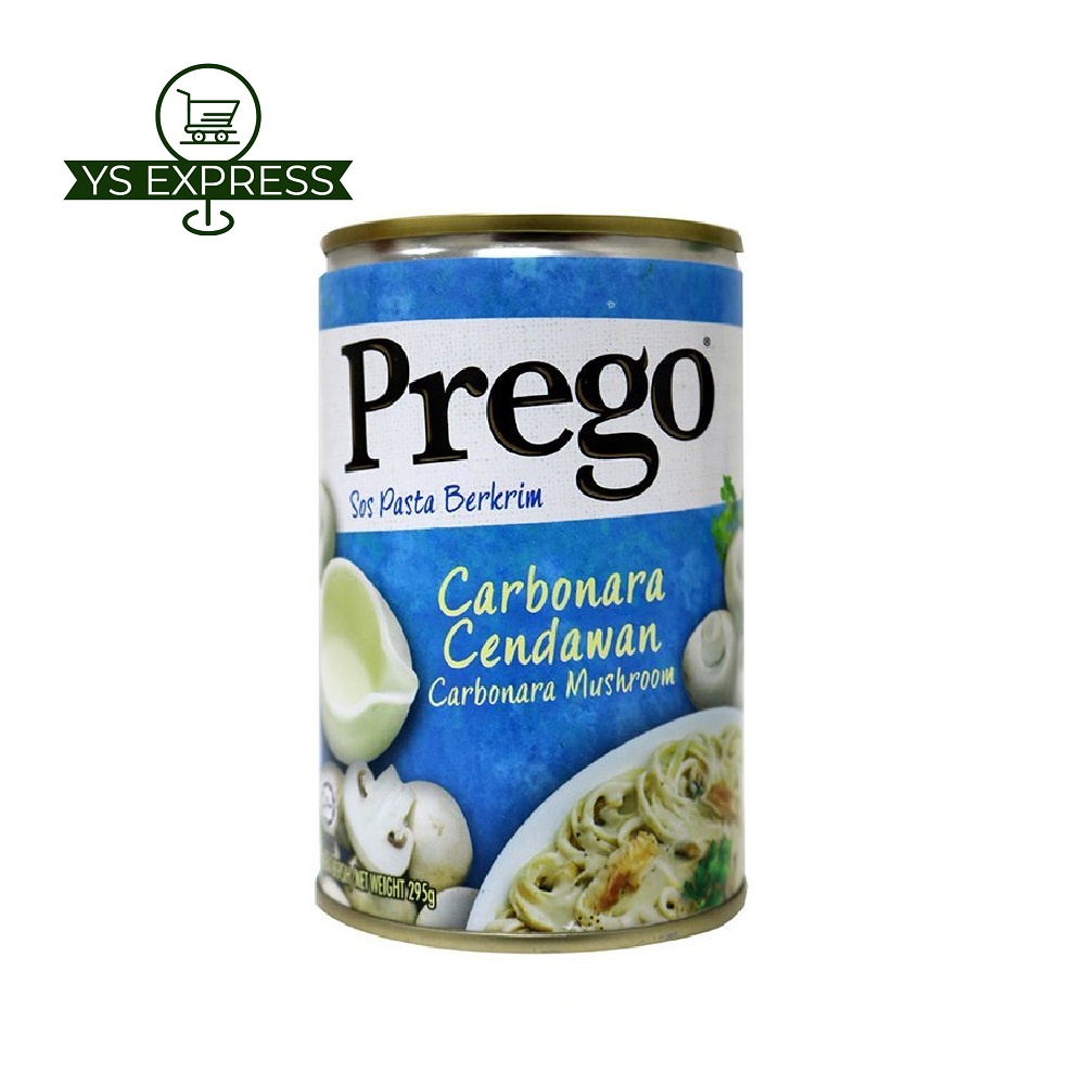 PREGO Carbonara Mushroom Pasta Sauce 295G - Sos Pasta Carbonara ...