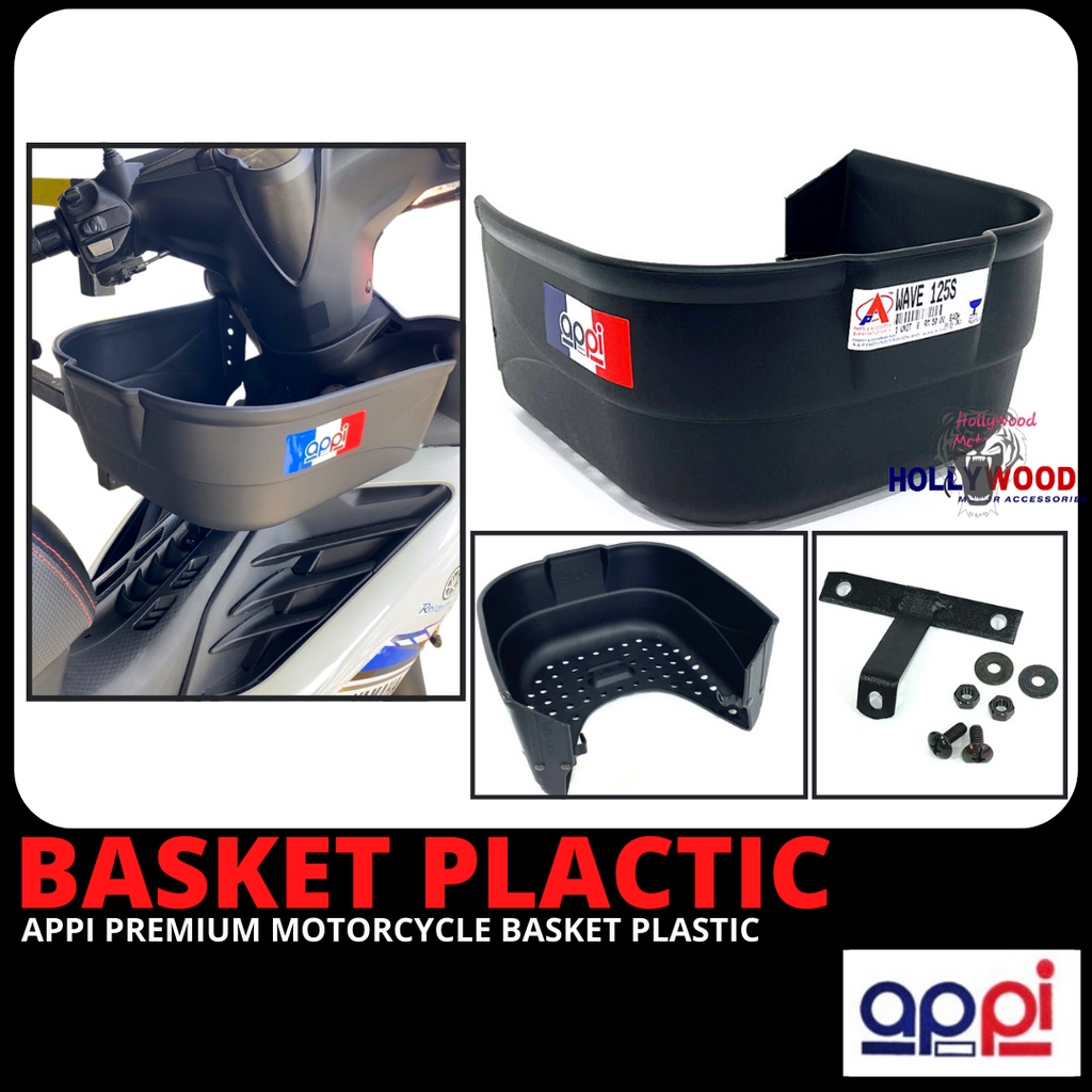 BAKUL MOTOR PLASTIC BASKET APPI LAGENDA 115 125ZR Y110 SS2 LC135 Y15 EX5 RS150 RSX WAVE DASH RGV ...