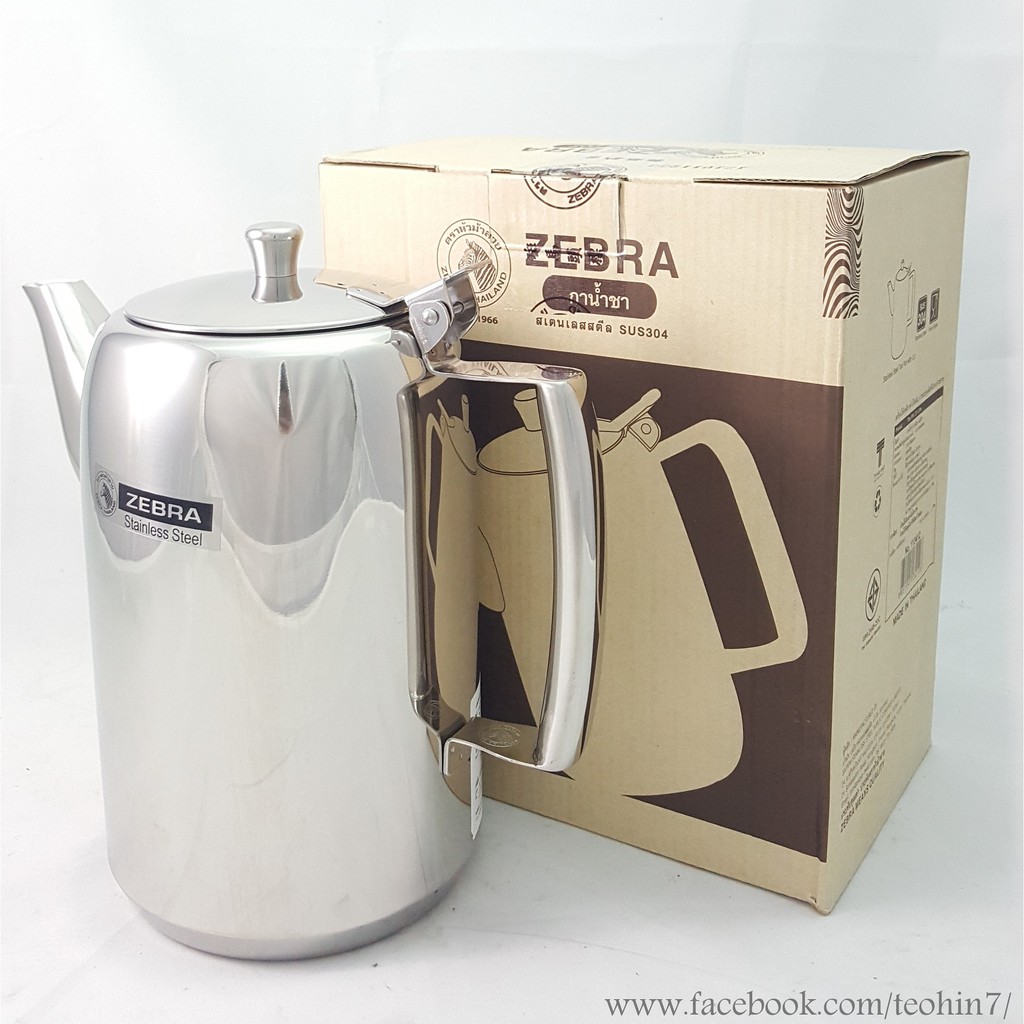 Zebra SUS 304 Stainless Steel 2.5L Tea Pot | Shopee Malaysia