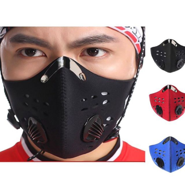 Anti Jerebu Penapis Debu Breathing Sport - Topeng Muka Face Mask Vavle ...