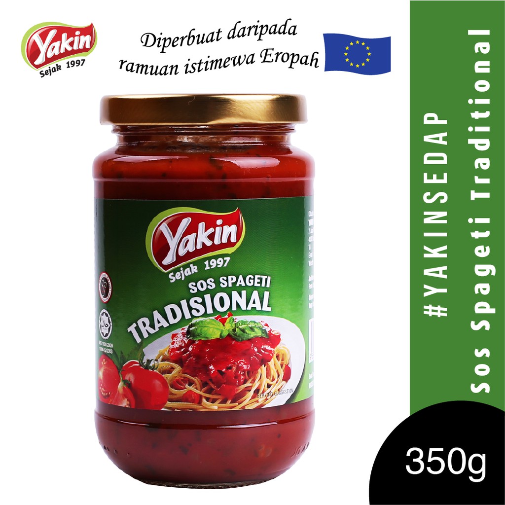 Yakin Sedap Traditional Spageti Sauce (Sos Spagati Tradisional) 350g ...