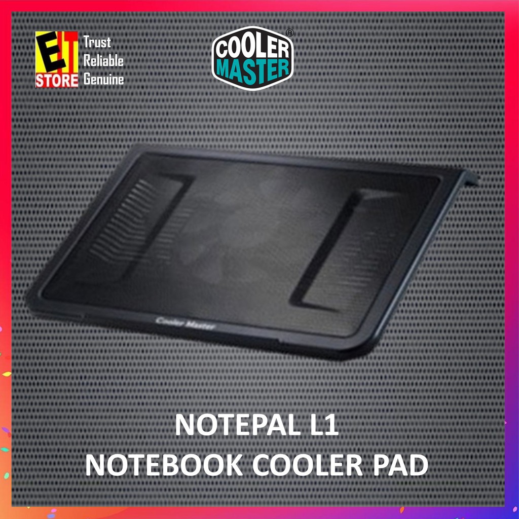 COOLER MASTER NOTEPAL L1 COOLER PAD (NPL1) Compatible with all 17” and ...
