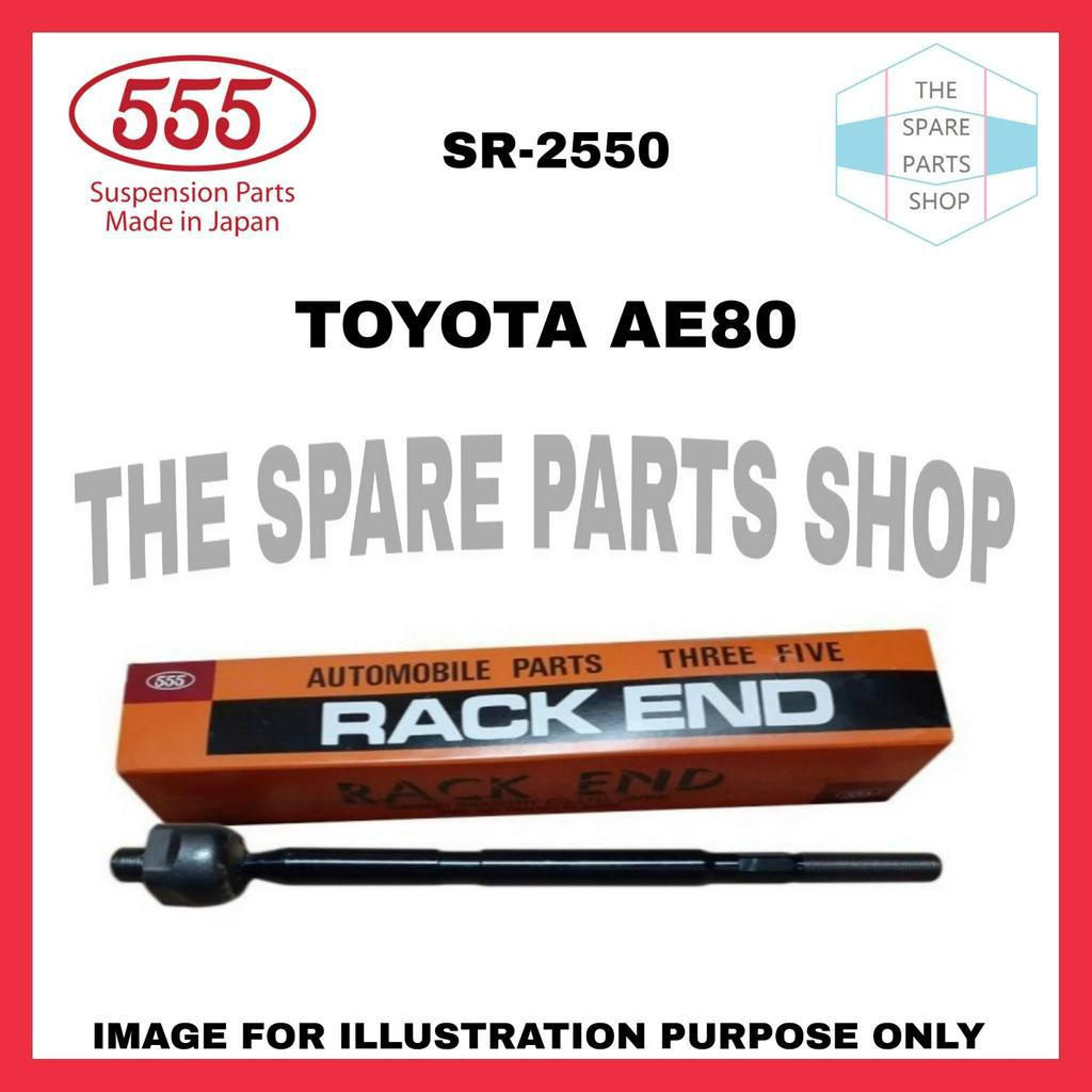 TOYOTA COROLLA AE80 RACK END BRAND 555 1SET 2PCS (SR-2550) | Shopee ...