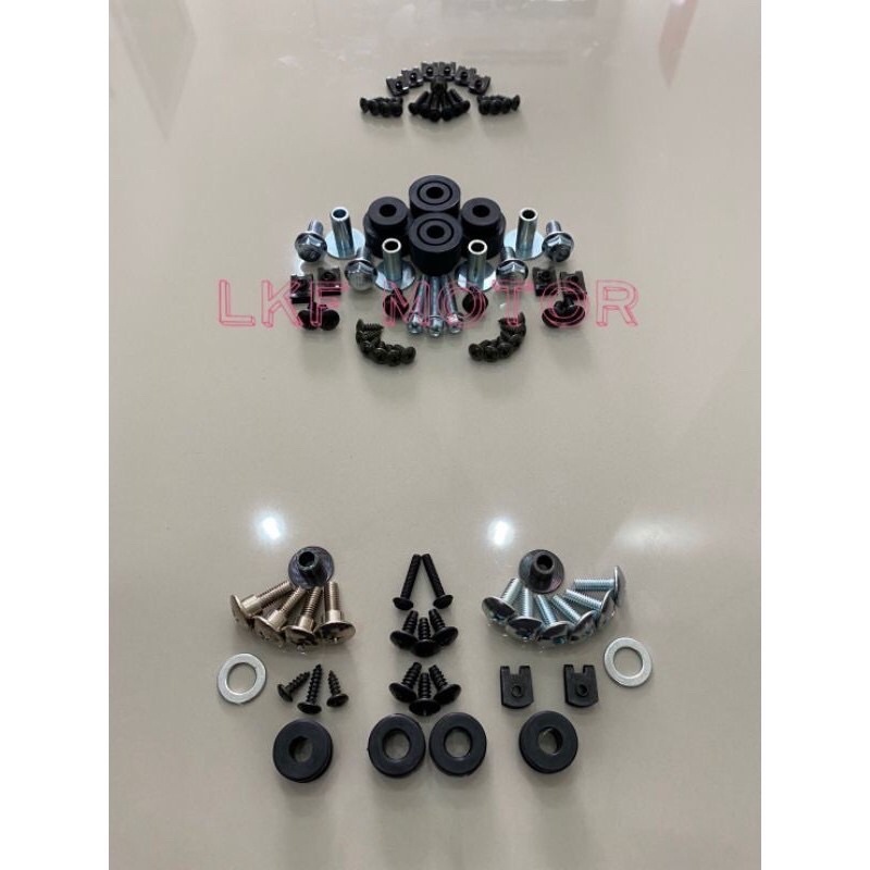 WAVE 125-S COVER SCREW SET HANDLE SCREW FRAME SCREW LEG SHIELD SCREW ...