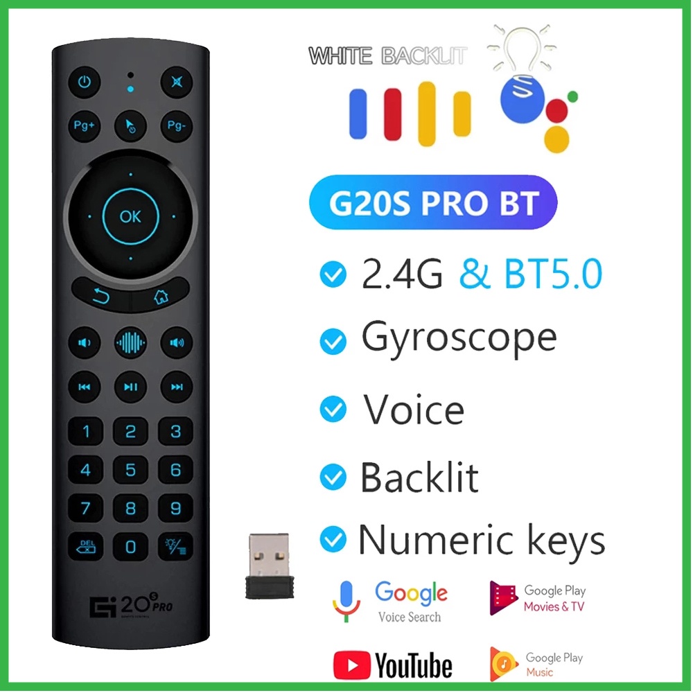 Ready Stock G20S PRO BT Remote Control Android TV Box 2.4G Wireless ...