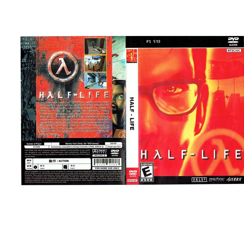 PS2 GAME COLLECTION HALF LIFE (CD Version) | Shopee Malaysia