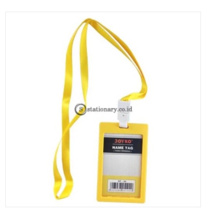 Joyko ID Card Name Tag With Landyard 54X90mm Portrait NT-54 Yellow ...