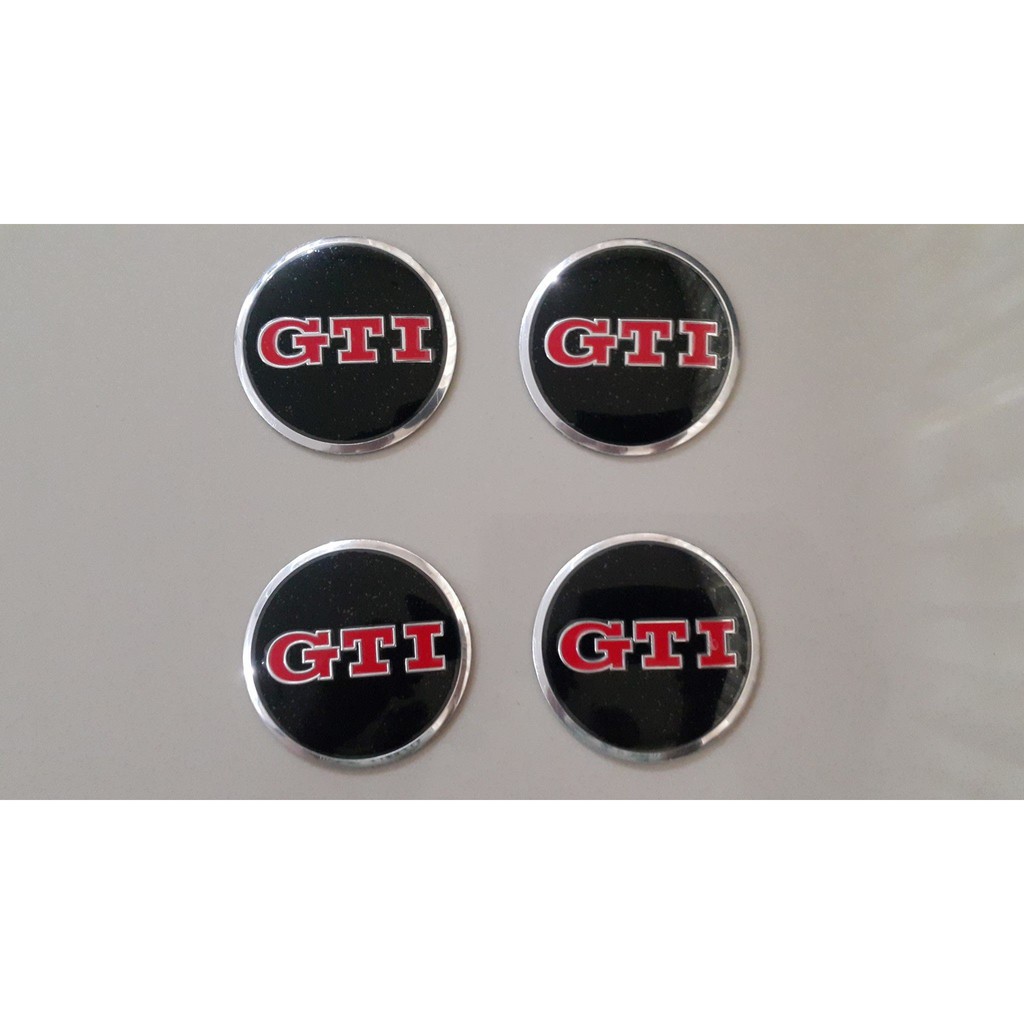 GTI Wheel Centre Cap Emblem Sticker Decals(56MM) | Shopee Malaysia