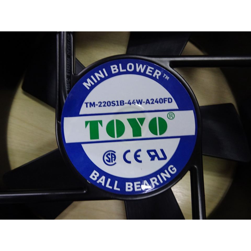 TOYO 8 Inch 220mm BALL BEARING MINI BLOWER FAN AC240V | Shopee Malaysia