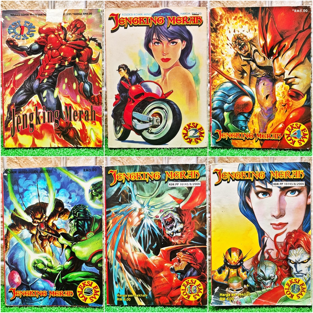 『PRELOVED 』Manhua "Jengking Merah" (Jilid Kecil) Karya Hui Kim Sung ...