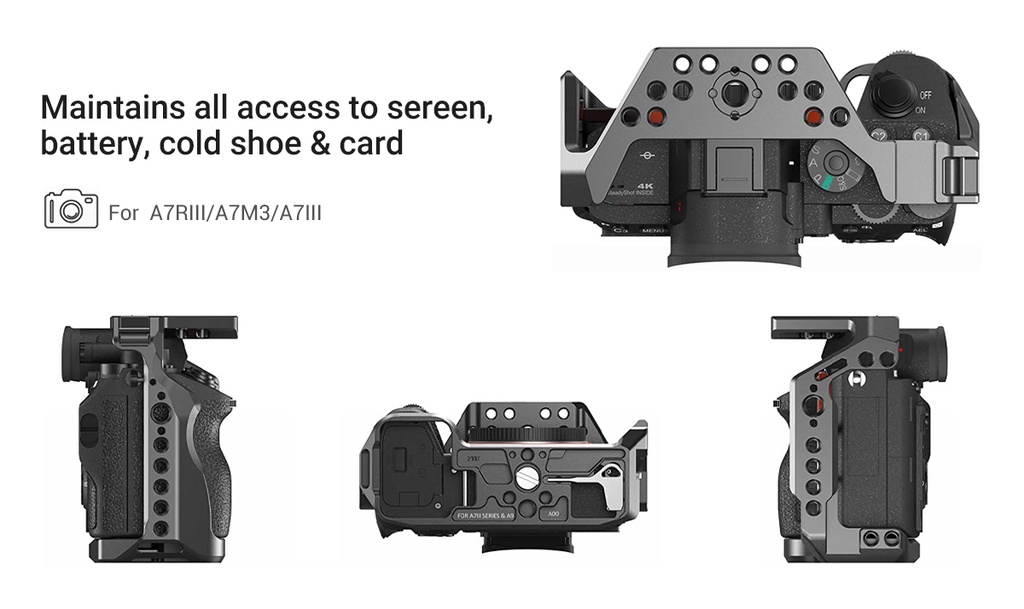 SmallRig Camera Cage for Sony A7RIII/A7M3/A7III 2087D | Shopee Malaysia
