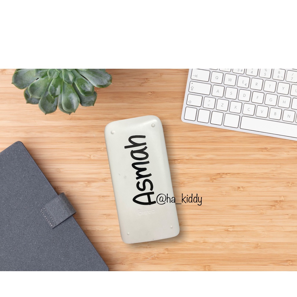 Custom Vinyl Sticker Nama waterproof Casio Scientifix Calculator FX ...