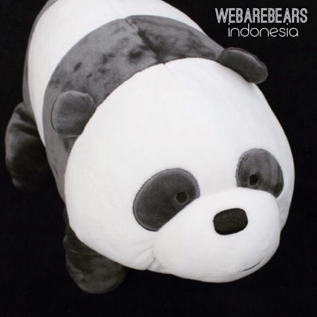 We Bare Bears Pillow Bolster Pillow ice bear panpan panda grizz teddy ...