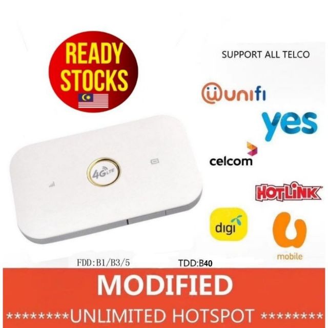 Modified Unlimited Portable 4G Wifi Modem MIFI Router Hotspot | Shopee ...