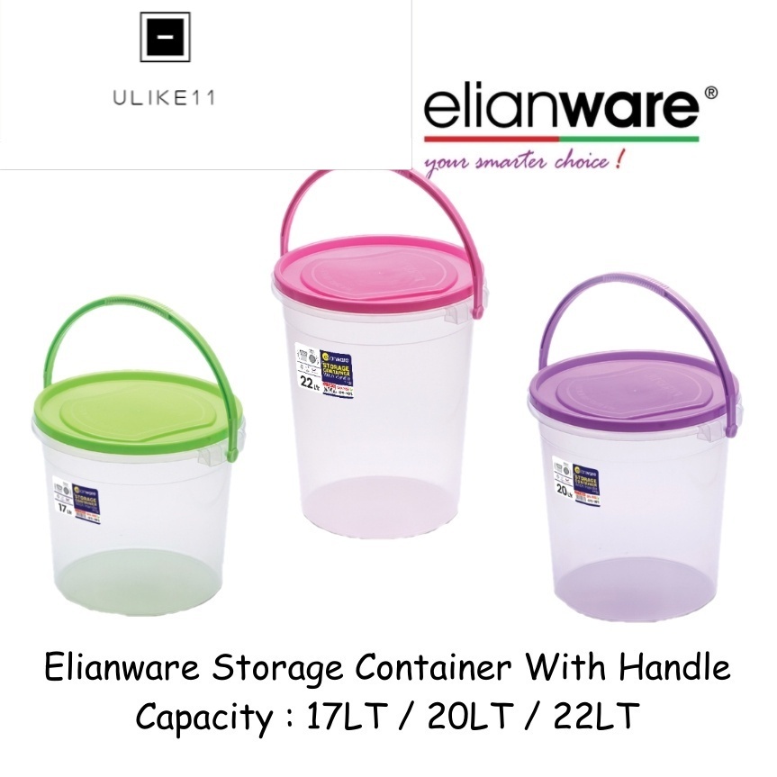 Elianware Storage Container With Handle ( 17LT / 20LT / 22LT )Elianware ...
