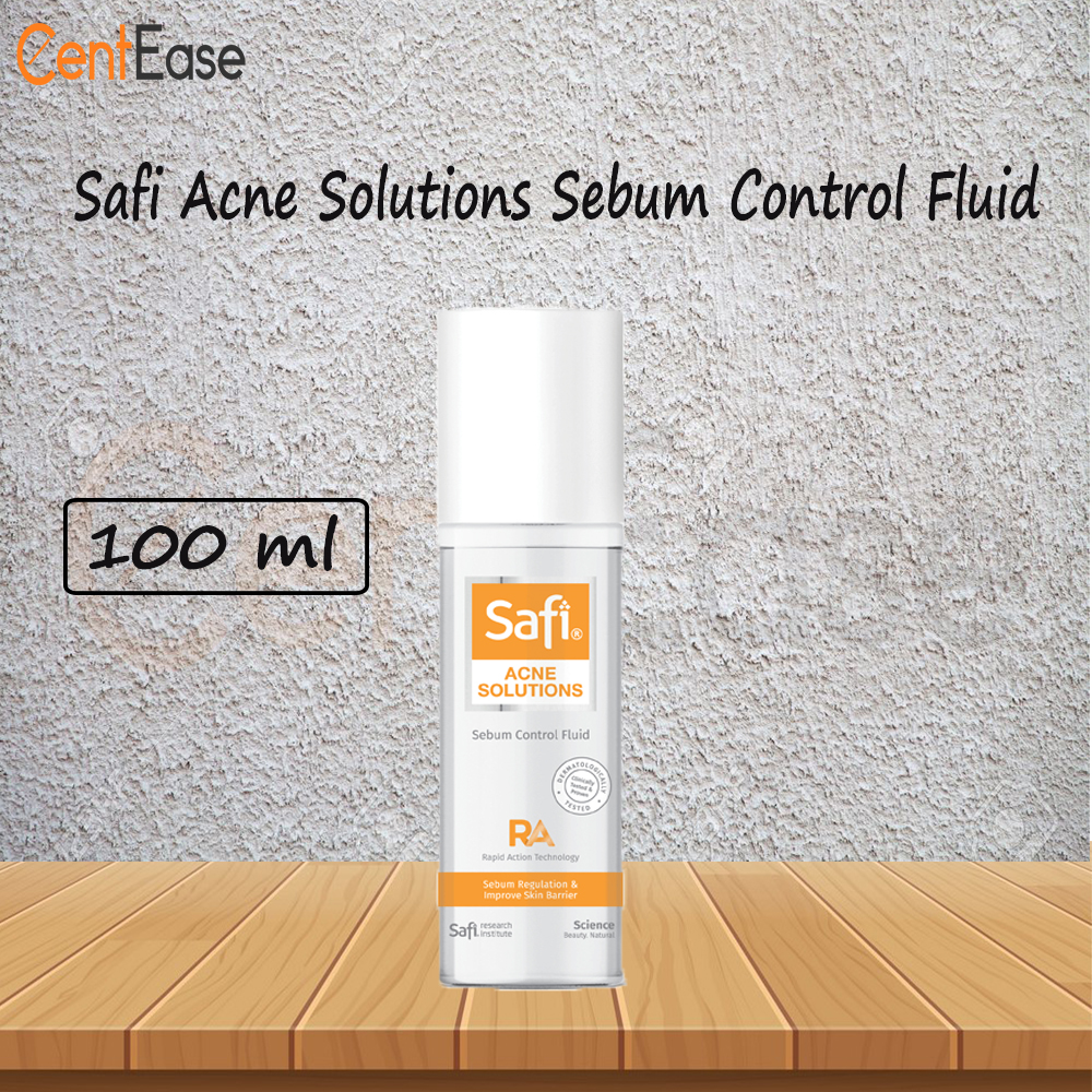 Safi Acne Solutions Sebum Control Fluid 100ml (Exp: Apr 2024) | Shopee ...