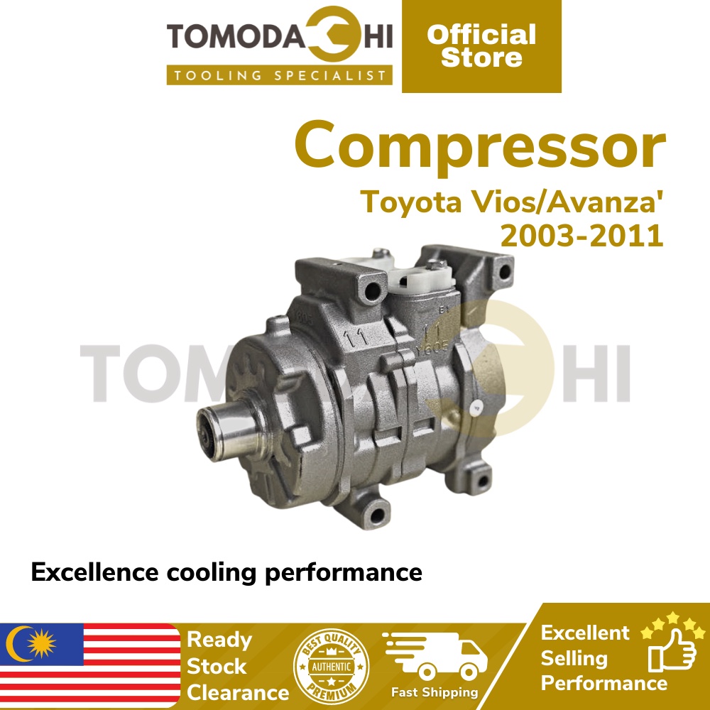 TOMODACHI Car Aircond Compressor Toyota Vios/ Avanza'2003-2011 ...