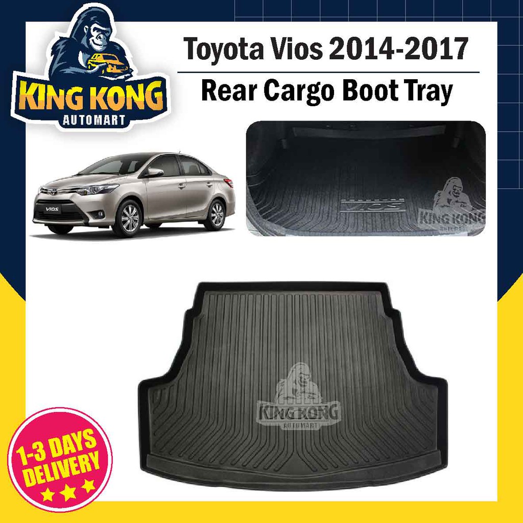 Toyota Vios 2014-2017 Rear Cargo Boot Tray | Shopee Malaysia