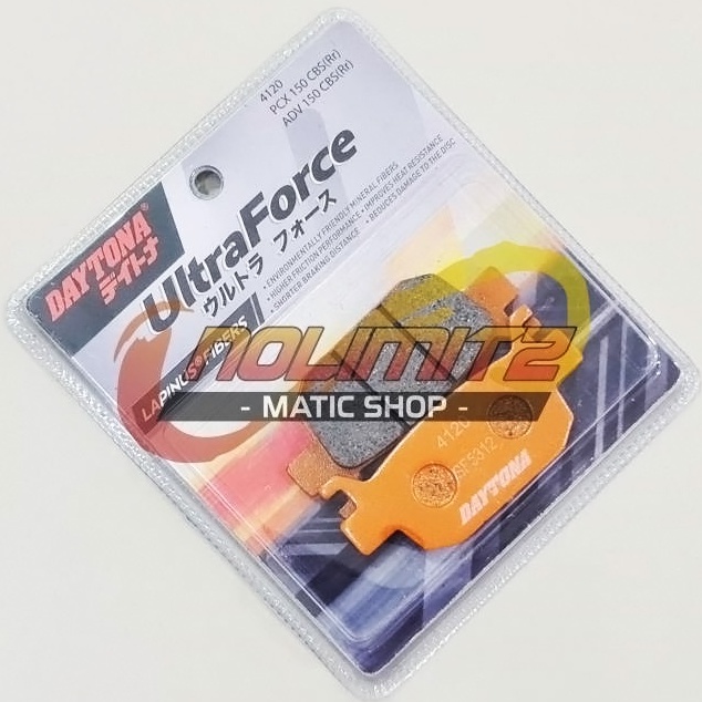 Daytona Lapinus Fibers Rear Brake Pads Honda ADV PCX 150 160 CBS Vario ...