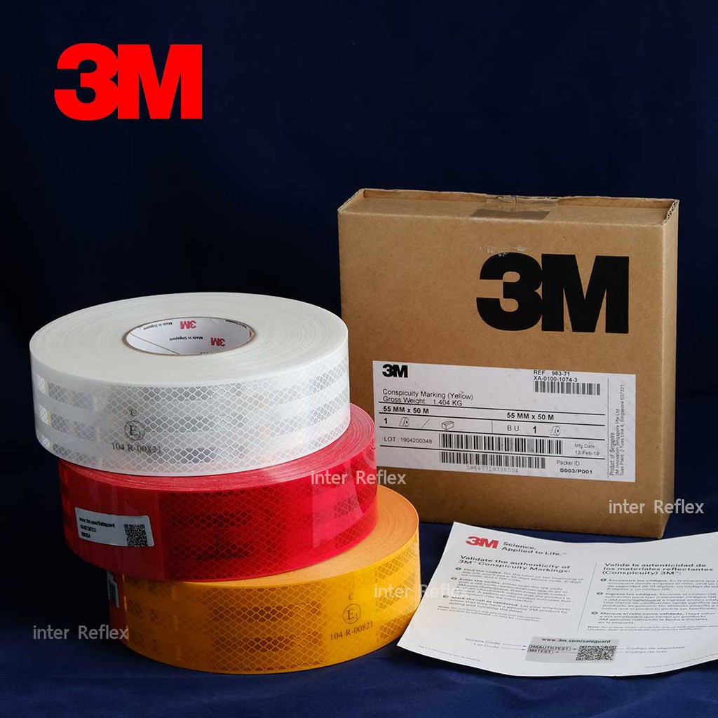 3M Reflective Sticker Genuine Diamond Grade Length 30 Chainci | Shopee ...