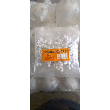 Cable clip 5mm ( 100 pcs) | Shopee Malaysia