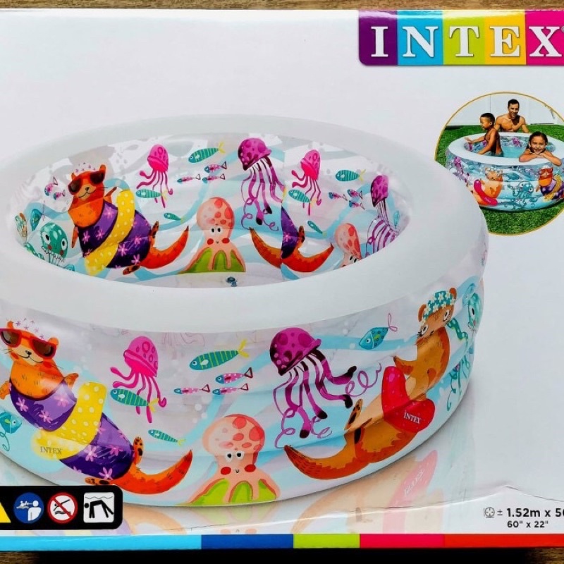 Intex Children's SWIMMING POOL AQUARIUM SWIMMING POOL 1.52mx56cm ...