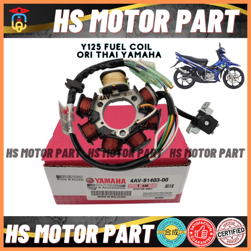 HSMOTORPART Y125 Magnet Coil Set Ori Thai Yamaha,Y125 Fuel Coil ...