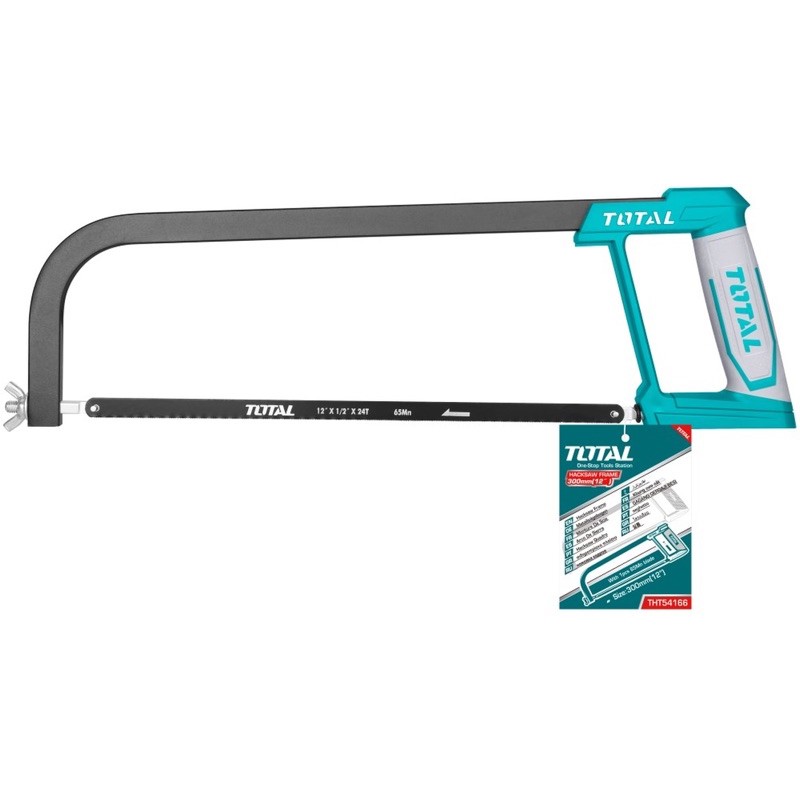 TOTAL 12'' Hacksaw Frame (THT54166) 300mm12"with 1pcs 65MM blade ...