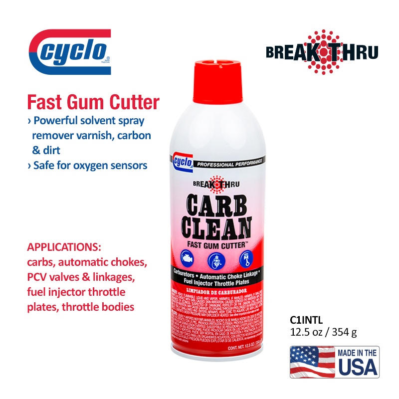Cyclo Break Thru Carb Clean - Fast Gum Cutter (C1INTL) | Shopee Malaysia