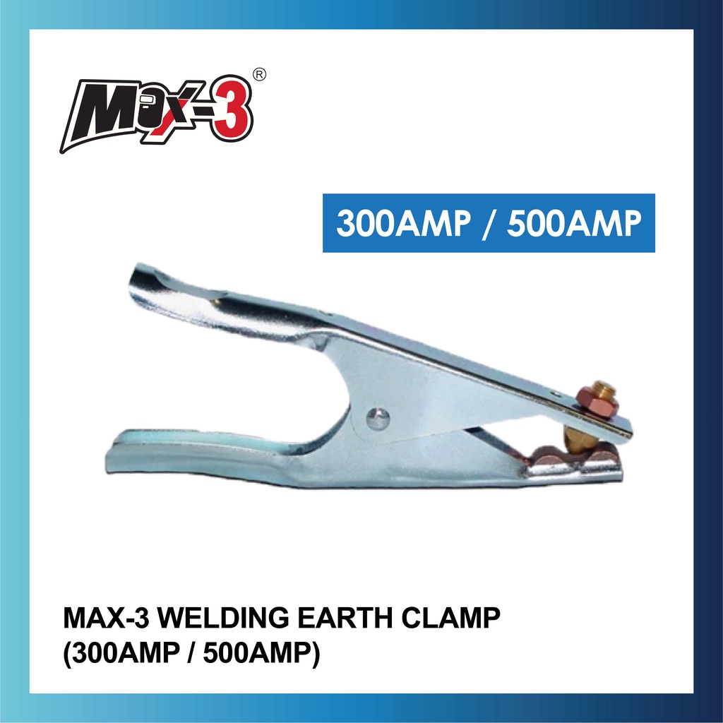 MAX-3 WELDING EARTH CLAMP (300 AMP & 500 AMP) | Shopee Malaysia