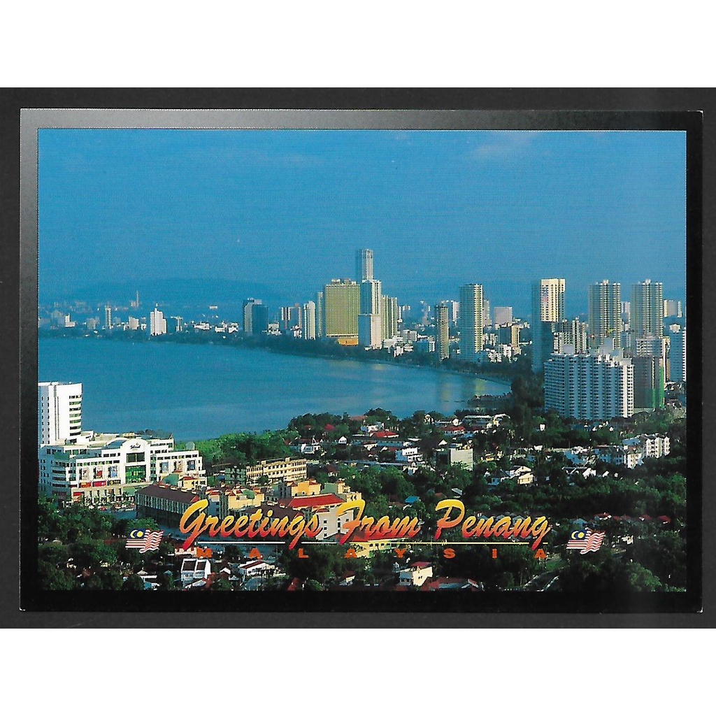 Malaysia Postcard - Penang George Town Skyline | Shopee Malaysia