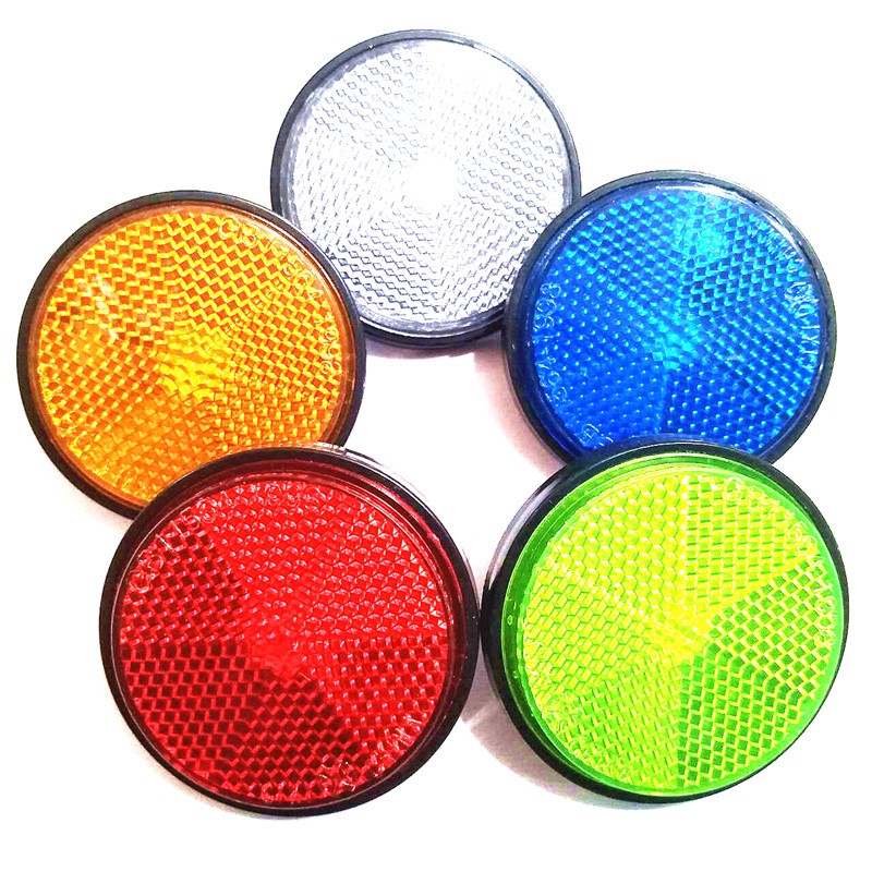 Circular Reflector Car Trucks Motorcycle Bicycle Night Reflector ...