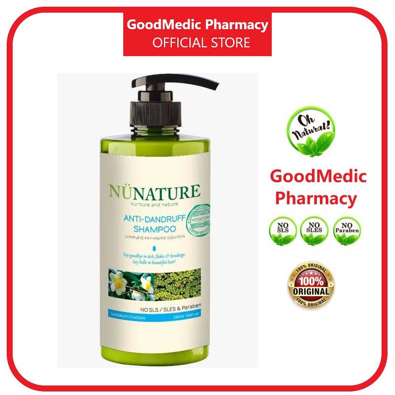 Nunature Anti-dandruff Shampoo (NU Nature Shampoo for all hair type ...