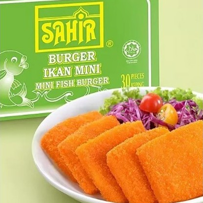 Sahir Mini Fish Burger 30pcs Frozen | Shopee Malaysia
