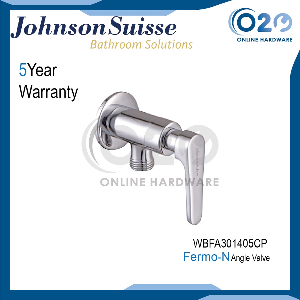 💥Johnson Suisse Angle Valve 1/2" Bathroom Stop Valve paip Fermo-N Angle ...