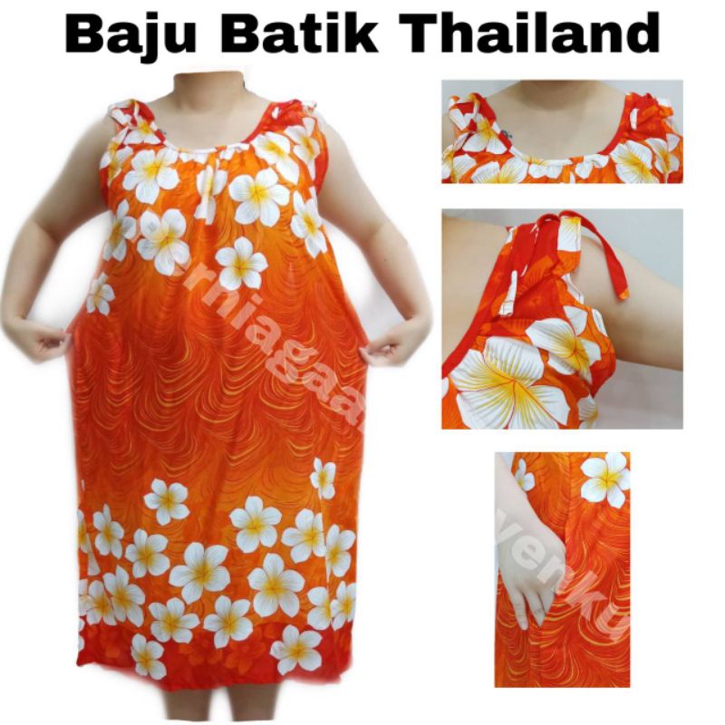 Baju Tidur Thailand Sleeveless/Batik Nighty Thailand X Berlengan ...