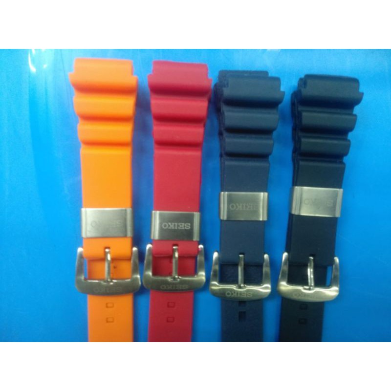 Seiko prospex Diver's silicon rubber Watch strap seiko diver strap ...