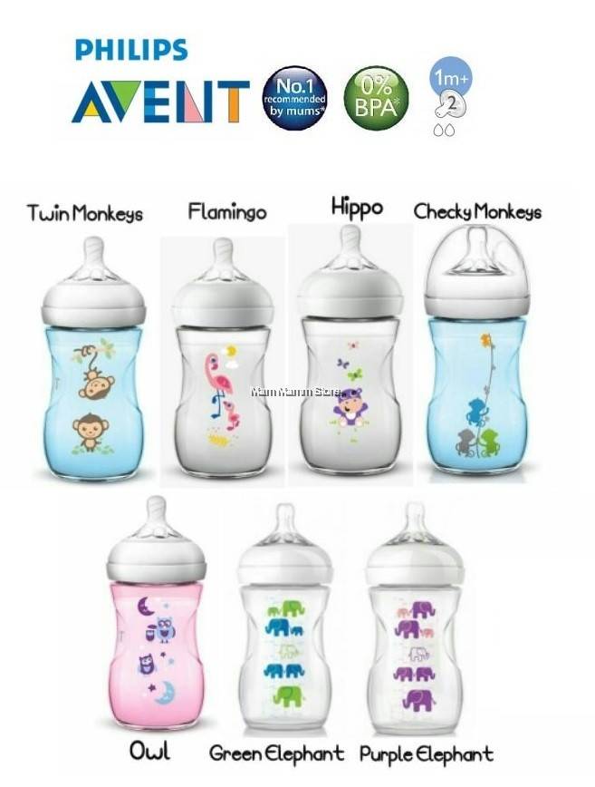 🔥HOT SELLING🔥 PHILIPS AVENT Botol Susu Natural Bottle 4 oz / 9 oz / 11 ...