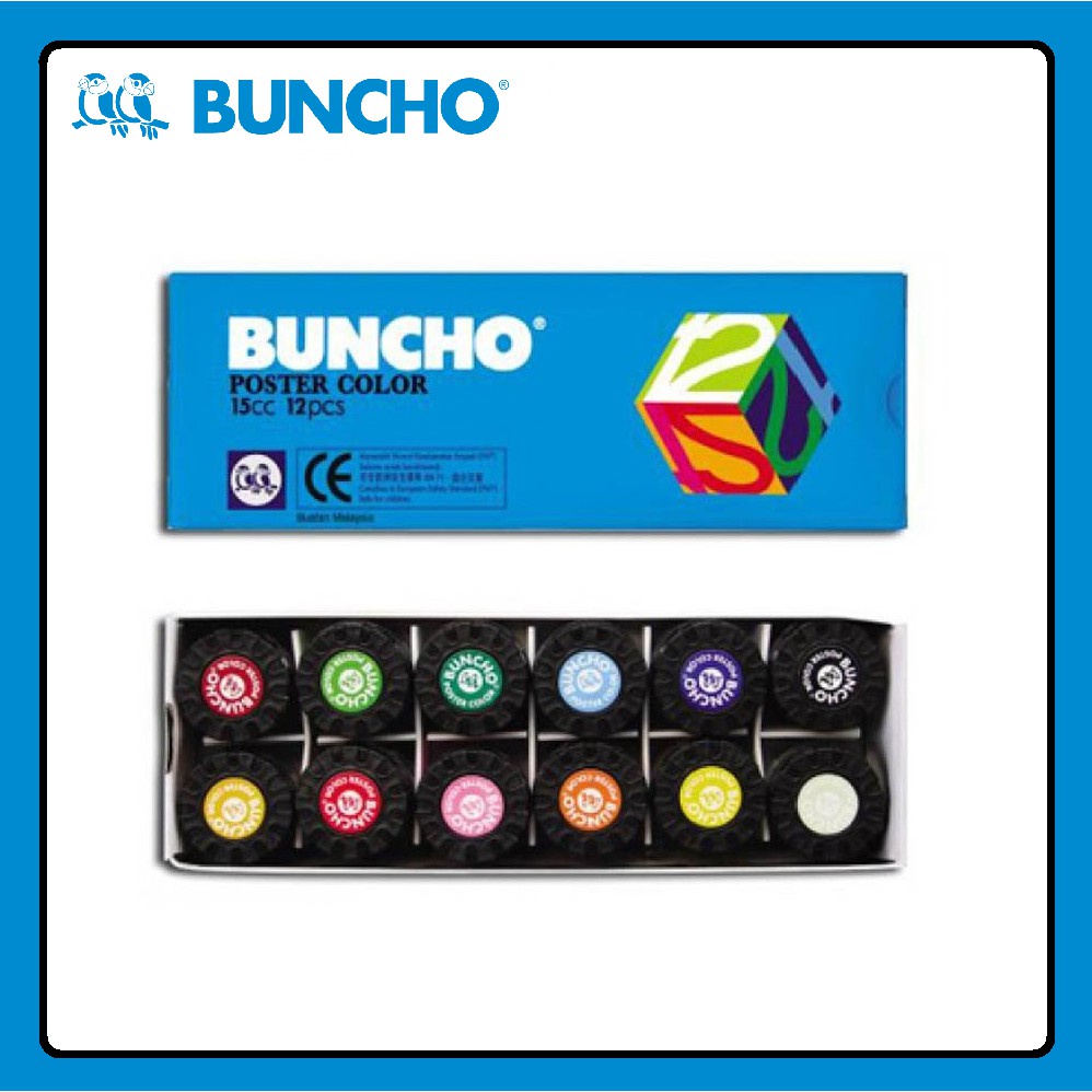 BUNCHO Cat Poster 12/18 Warna 15cc Warna Air Warna Poster / BUNCHO ...