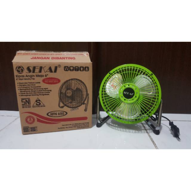 Sekai 6 Inch Limited Edition Desk Fan (Hfn 650 Green) | Shopee Malaysia