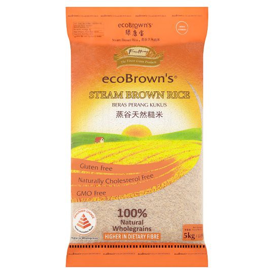 ecoBrown's Steam Brown Rice 5kg | Shopee Malaysia